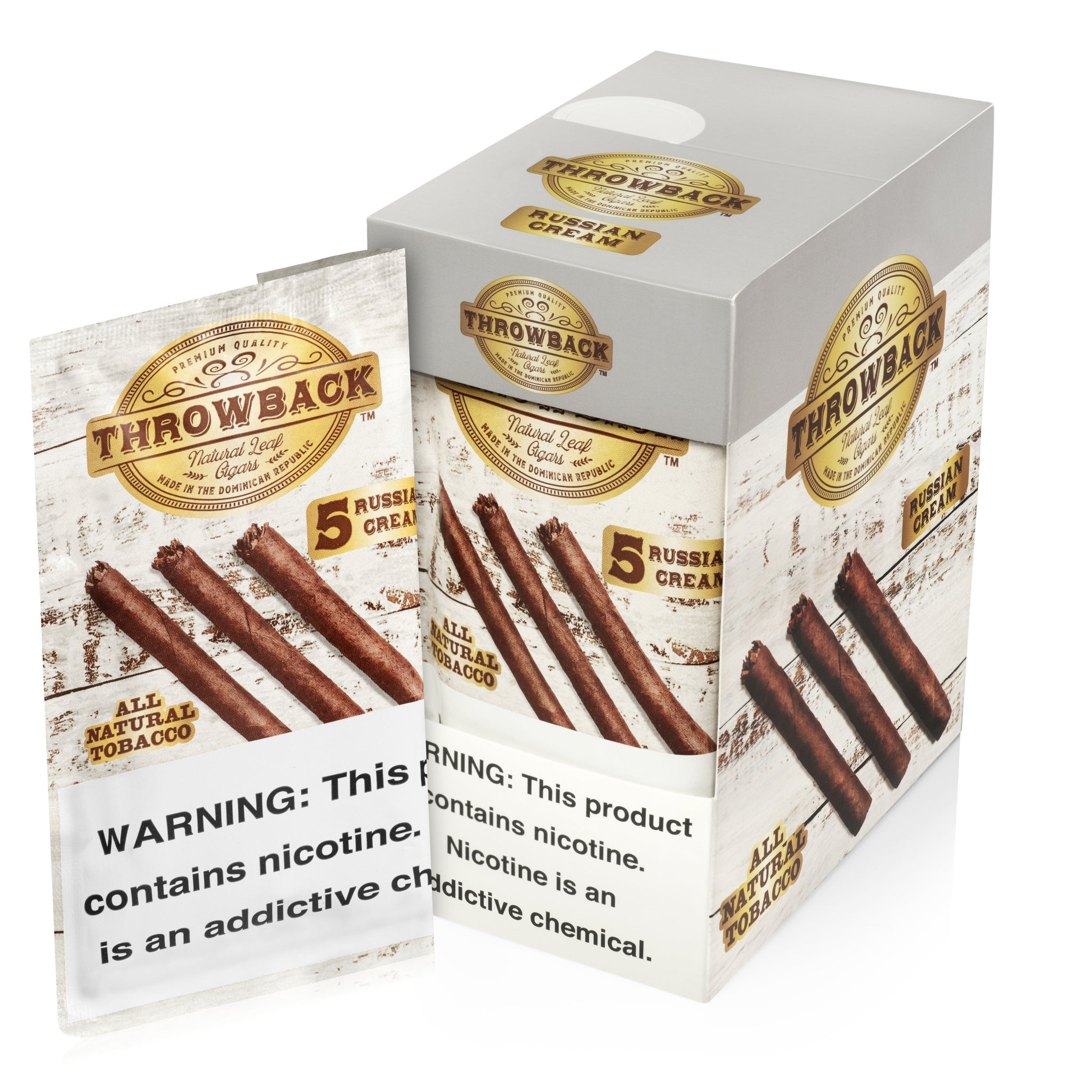 Natural Leaf Cigars | Best Natural Cigars | Throwback®