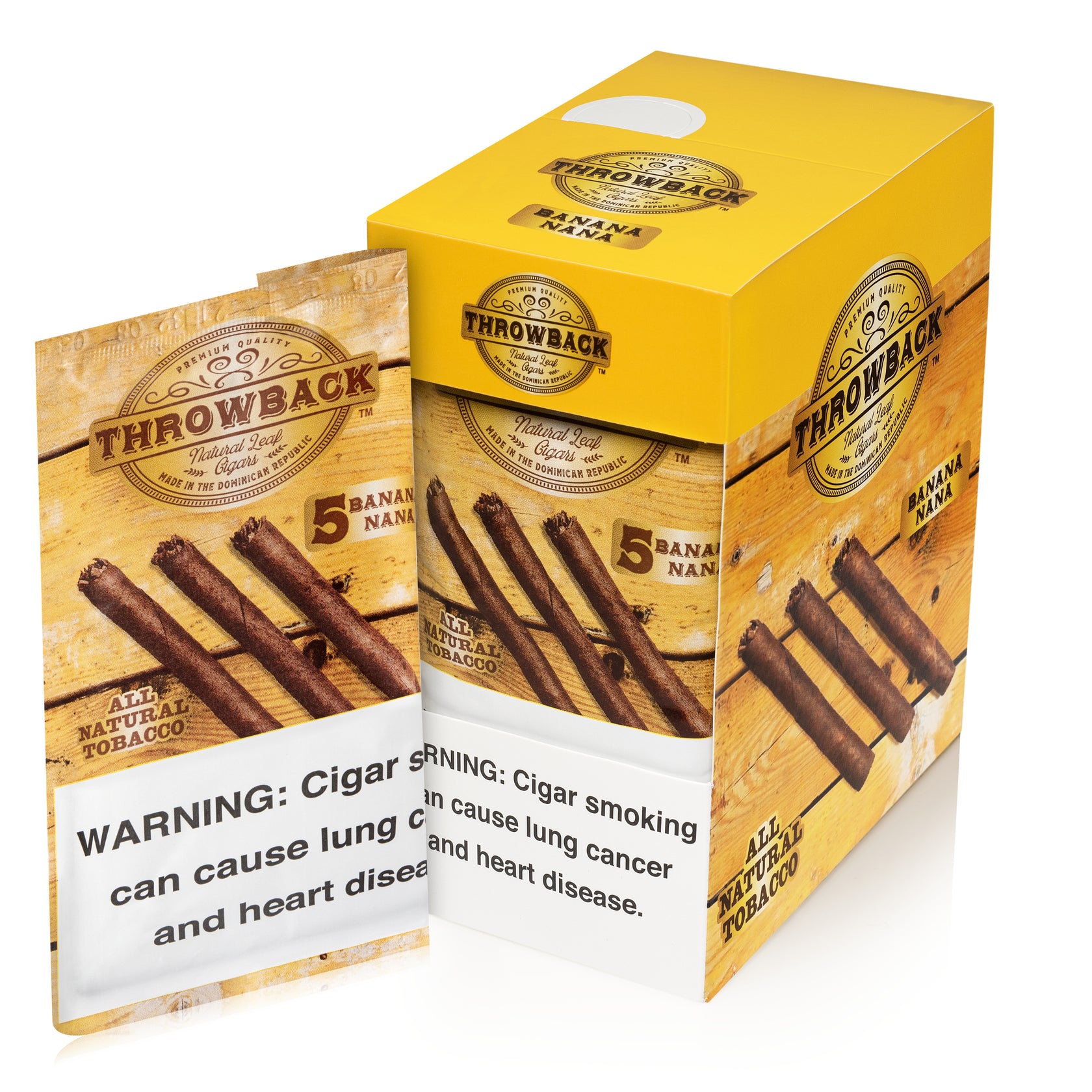 Natural Leaf Cigars | Best Natural Cigars | Throwback®